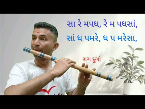 Flute Lesson 62 | Bansuri Alankar | Tabla Teen Taal | Rag Durga Alankar ...