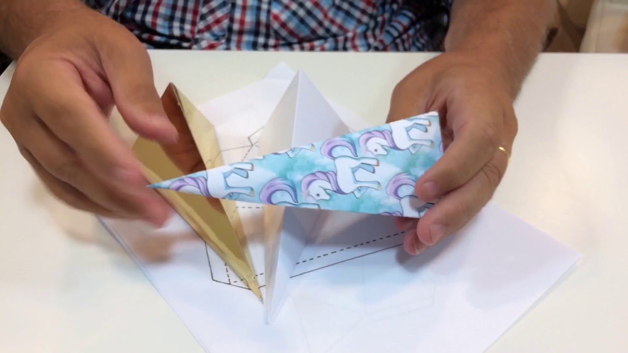 3 Sided Triangular Box Craft Template Set - What You Get from Alan and ...