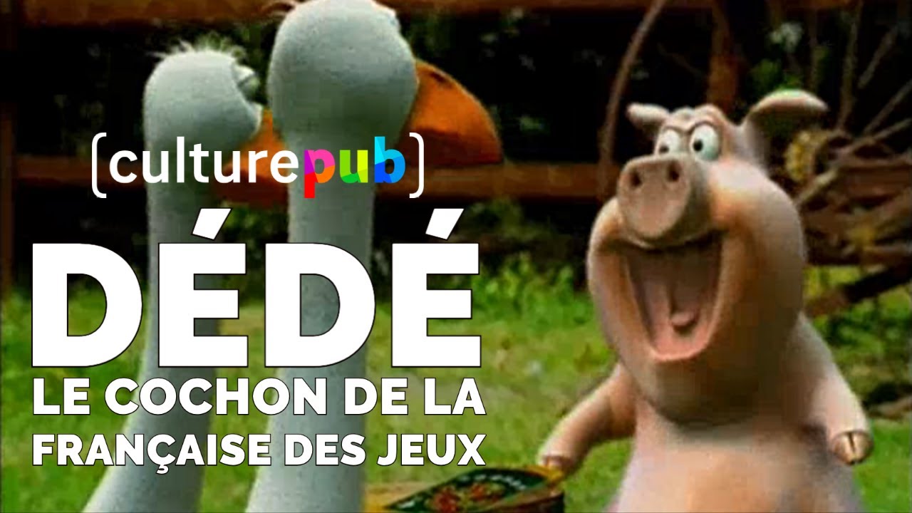 Dédé, le cochon de la Française des Jeux - YouTube