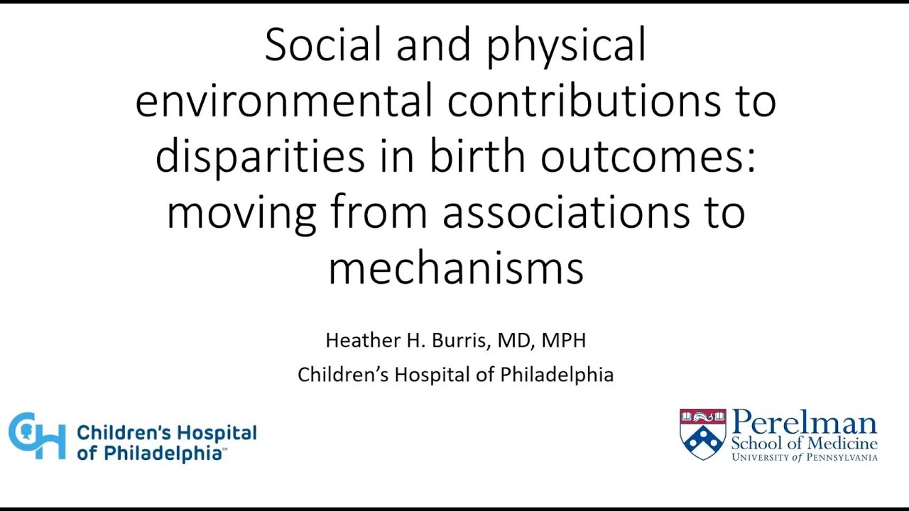 Seminar SERIES - Heather Burris, MD, MPH - YouTube