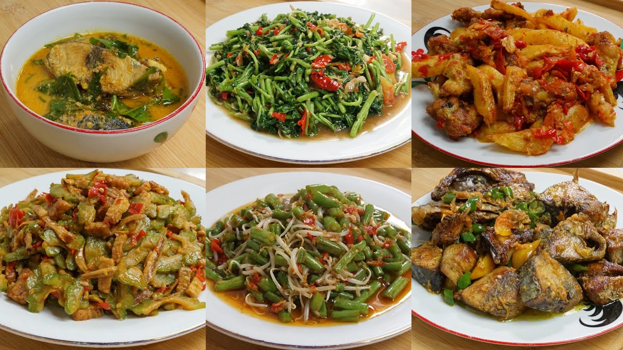 10 RESEP LAUK MATANG 7NTUK SARAPAN SEHARI HARI - YouTube