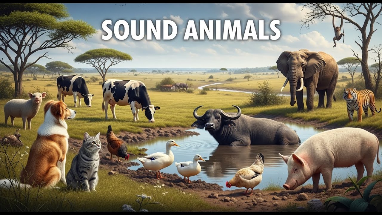 Guess the Animal! 🦁 Look, Listen, and Learn English - YouTube