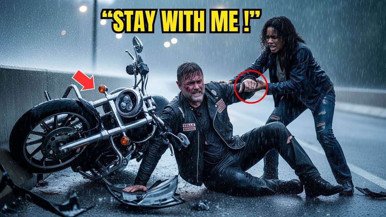 No One Helped the Injured Biker — Until a Homeless Girl Stopped and ...