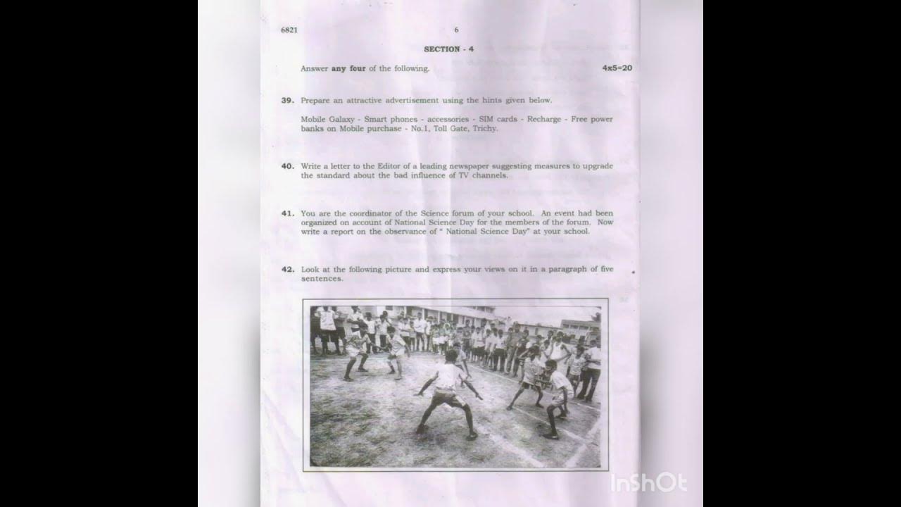 10th English Public Question Paper Answer Key YouTube 10th-english-public-question-paper-answer-key-youtube