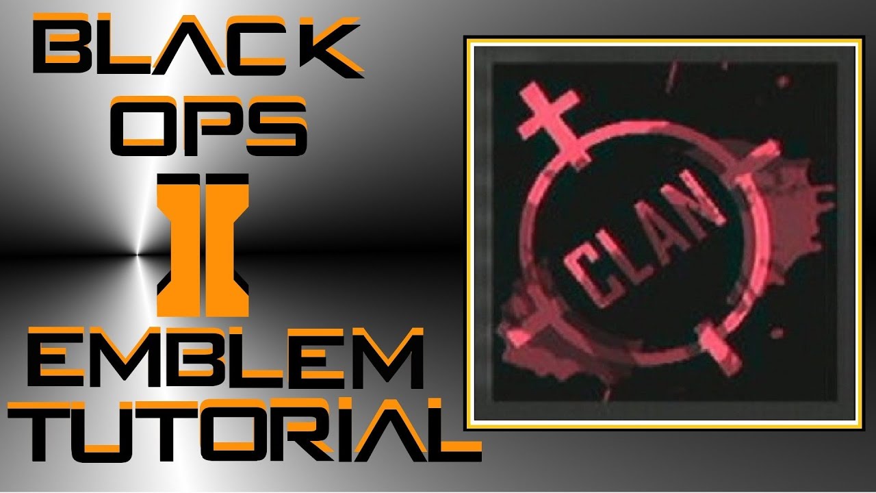 Call of Duty Black Ops 2 : Customizable Female Clan Emblem Tutorial ...