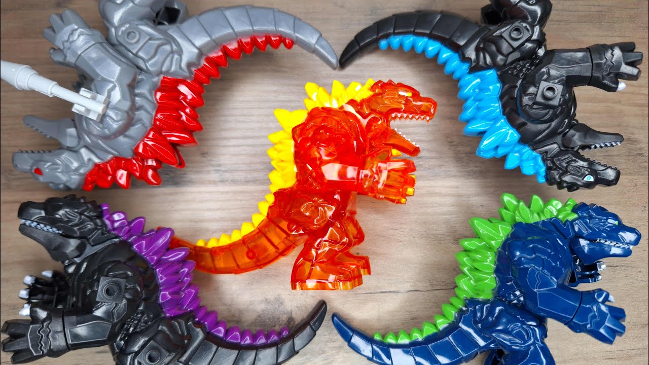 LEGO GODZILLA LARGE TRANSLUCENT MINIFIGURES, 🤔😀😮 UNOFFICIAL LEGO - YouTube