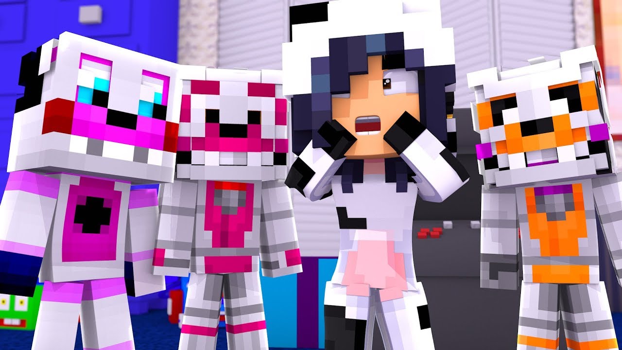 TRAPPED IN FNAF ?! | Play Barn | Minecraft School Roleplay - YouTube