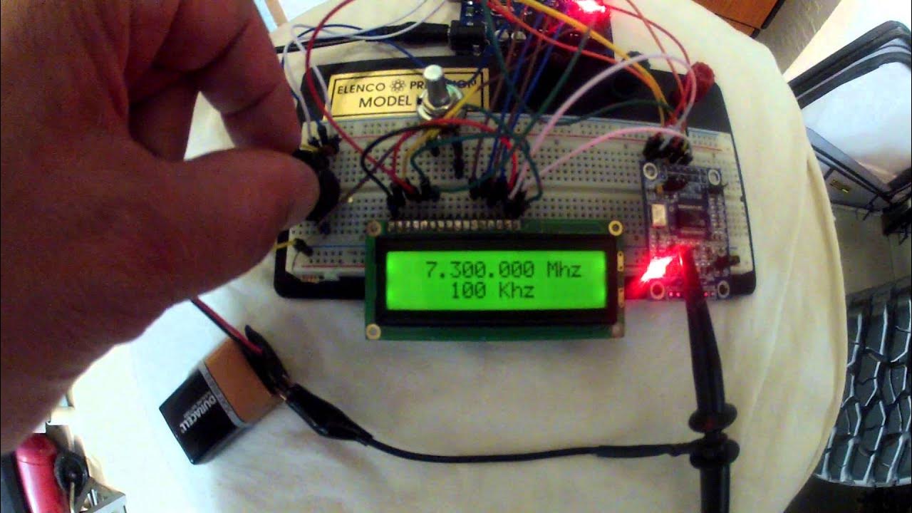 DDS VFO using AD9850 and Arduino Uno R3 - PART II - YouTube