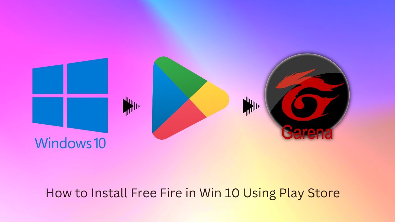 How to Install Free Fire Using Google Play Store on Windows 🎮🔥 - YouTube