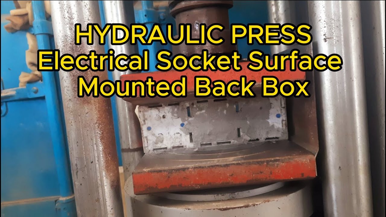 HYDRAULIC PRESS socket with a switch - YouTube