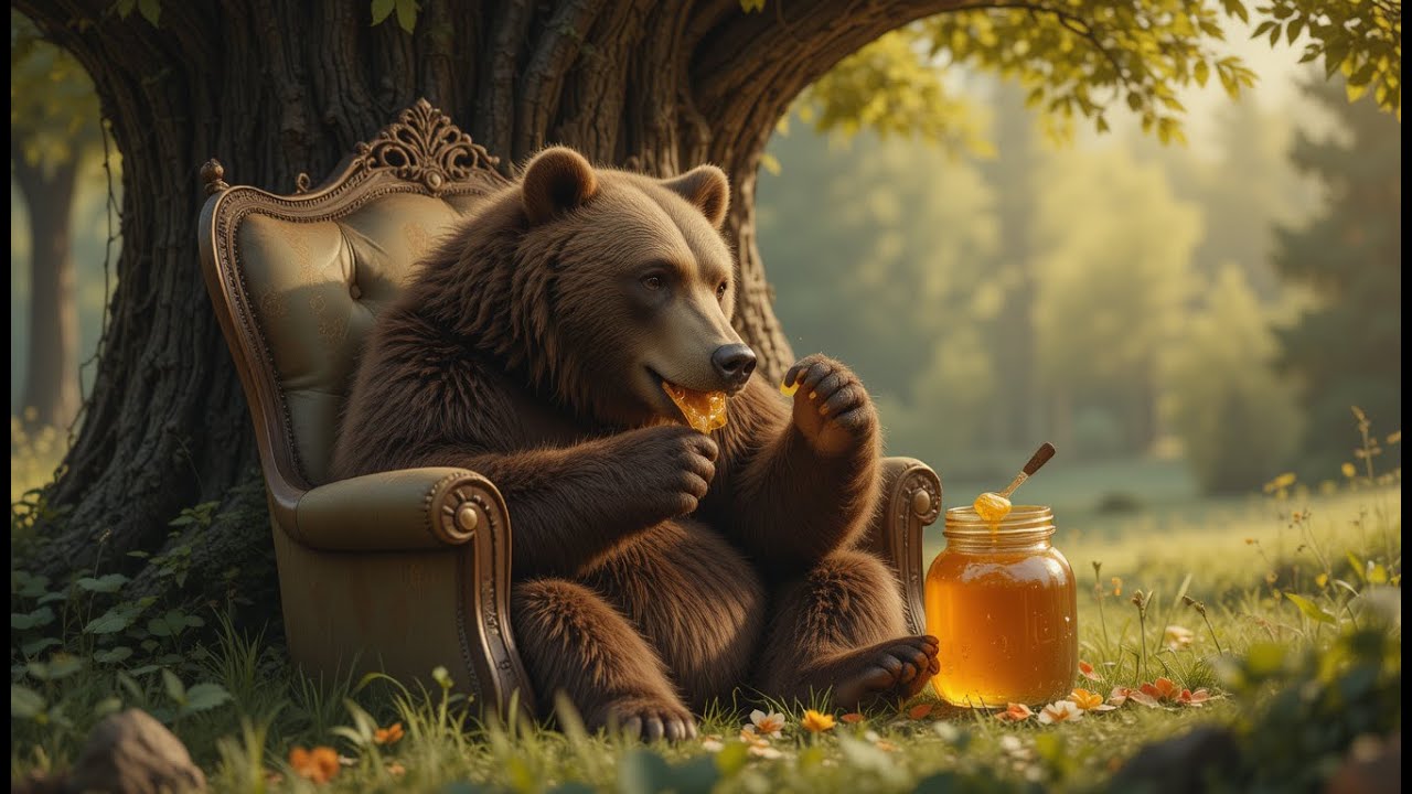 Bear vs. Bees: A Hilarious Mini Story! - YouTube