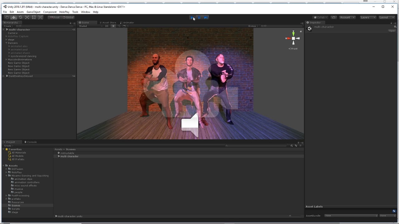 unity dance party - YouTube