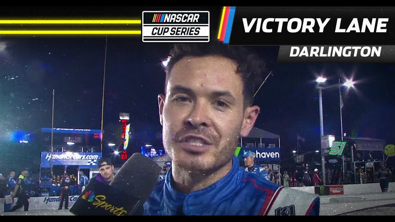 ‘Great way to start the playoffs’: Larson wins opener - YouTube
