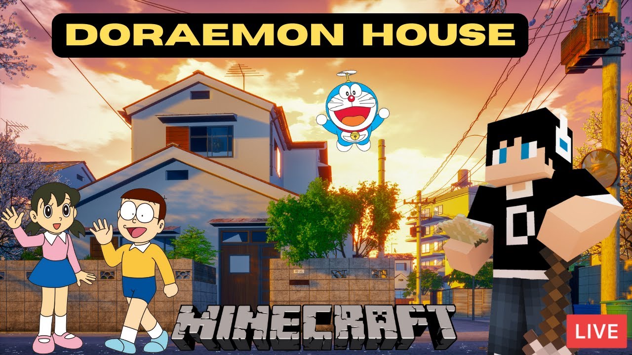 GOING TO BUILD DORAEMON HOUSE IN OUR SMP 😅 😂 ️ | MINECRAFT SMP LIVE ...
