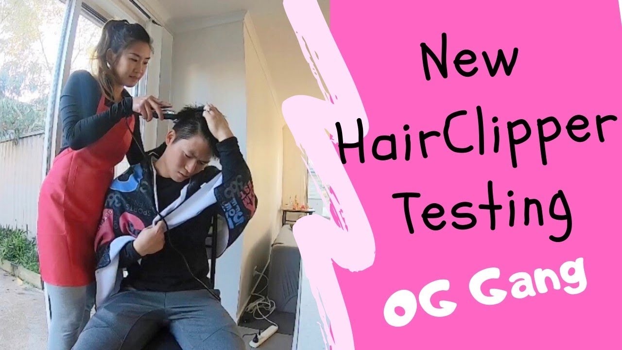 New Hair Clipper Testing with Oppa Gatsjung #국제커플 #international couple ...