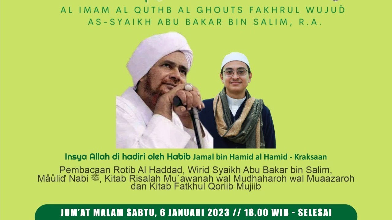 Majelis Inat Probolinggo Bersama Habib Jamal Bin Hamid Al Hamid - Live ...