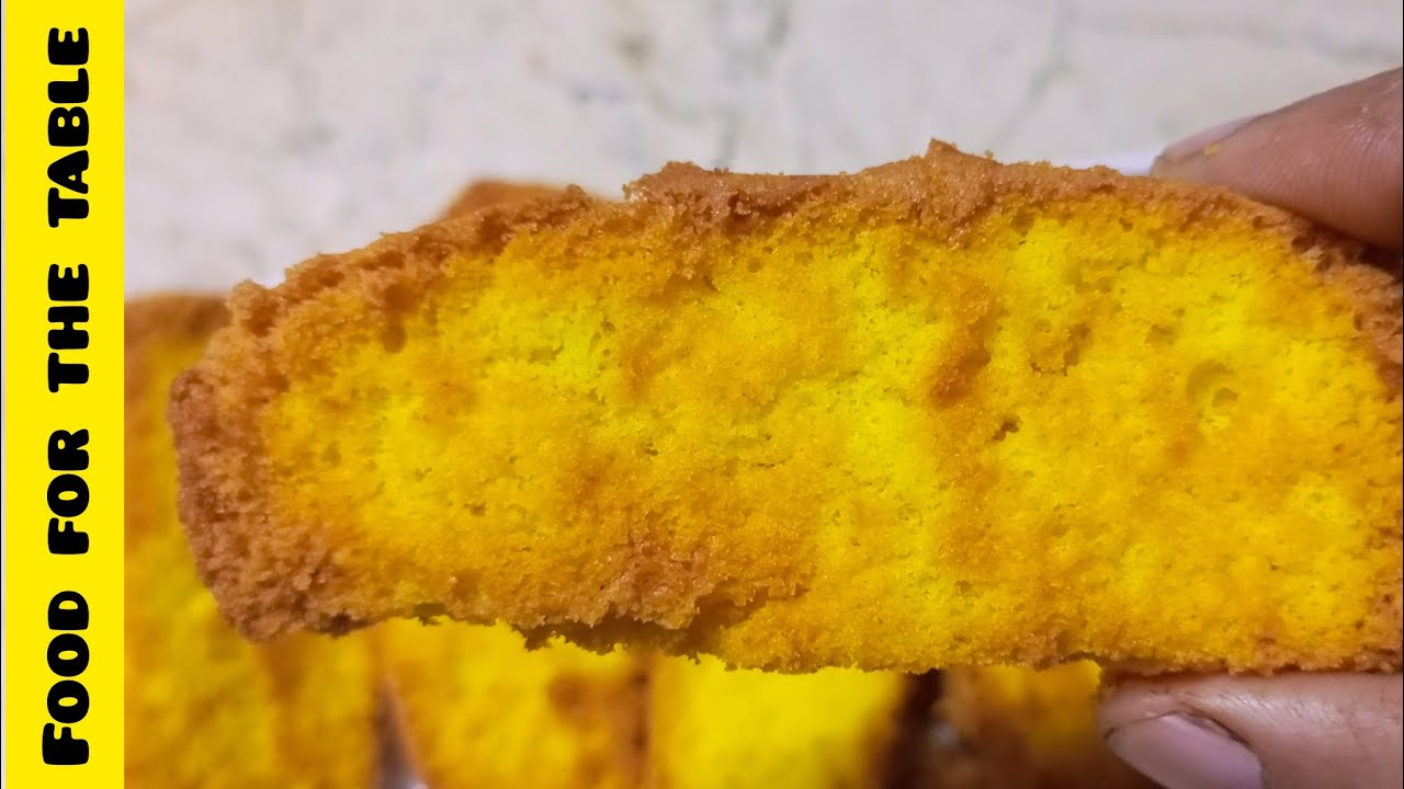 Cake Rusk Recipe Without Oven By Food For The Table | Homemade Dry Cake ...