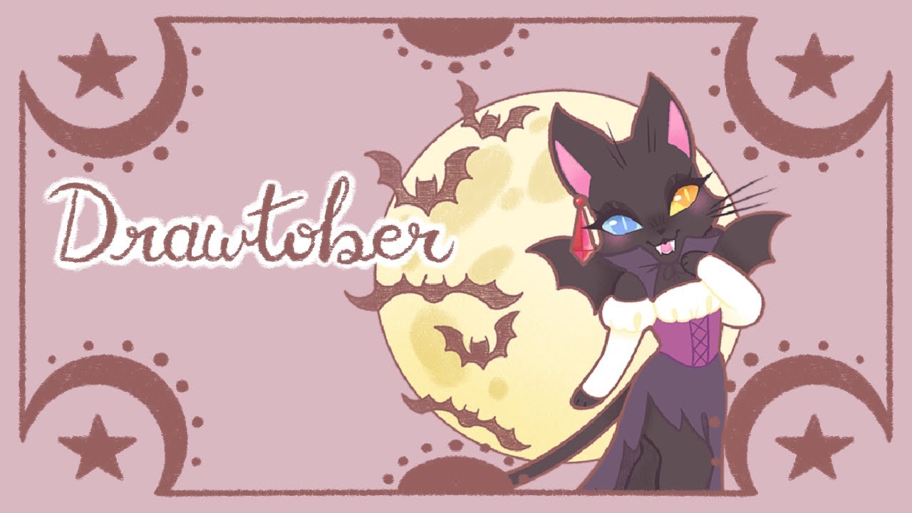Drawtober Vampire Speedpaint♡♡♡ - YouTube