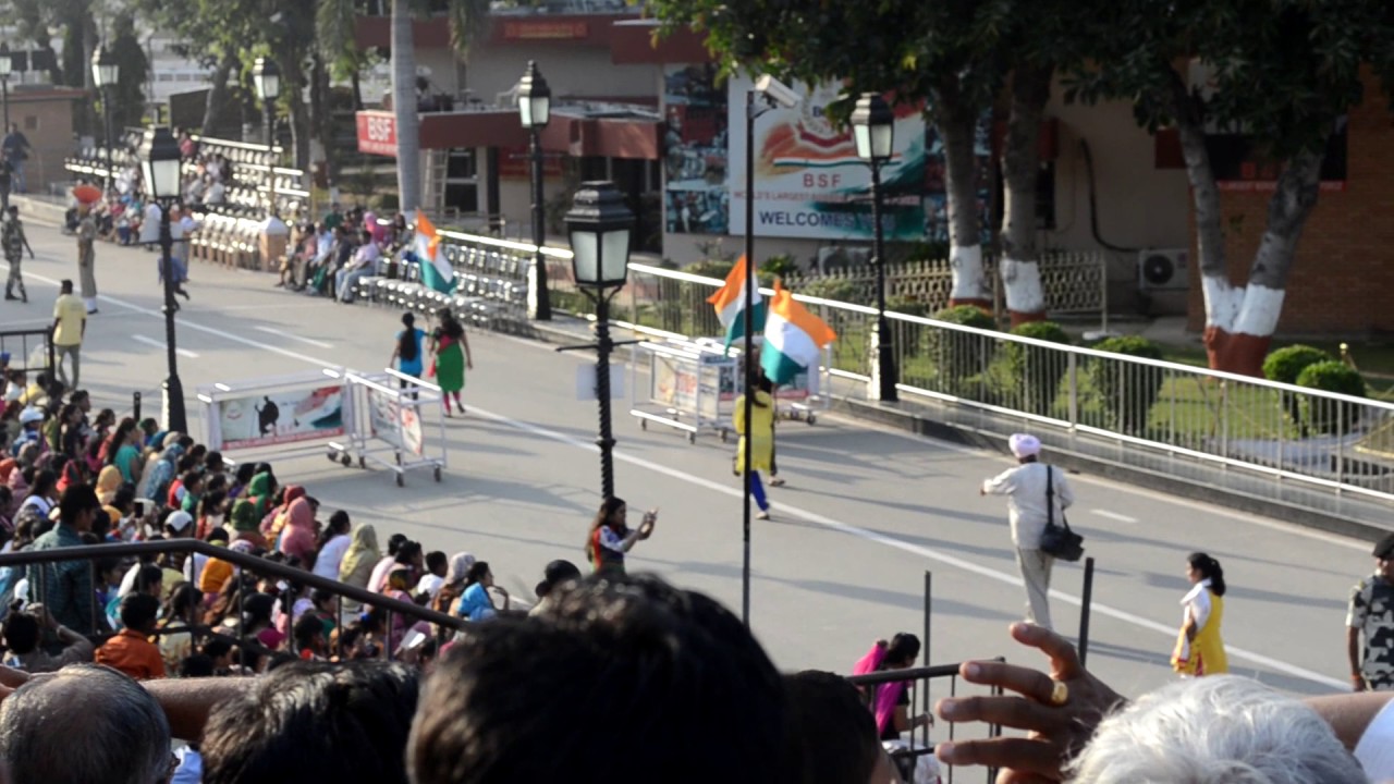 Wagah Border Parade - YouTube