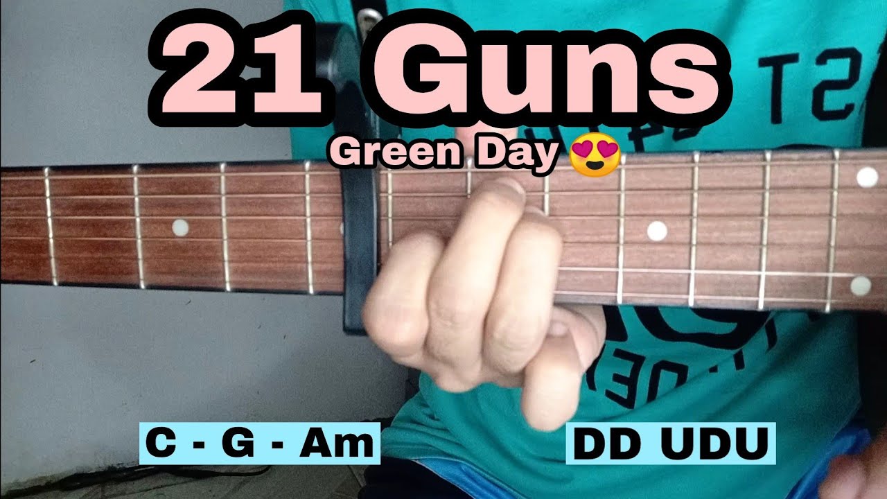 21 Guns Guitar Tutorial - Green Day (EASY CHORDS) - YouTube