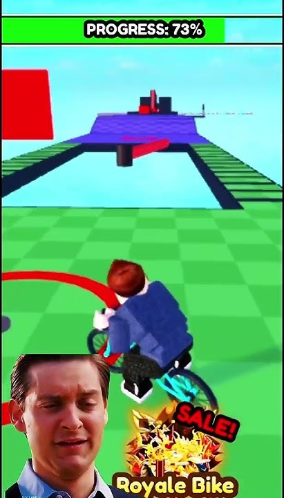 “Passing obstacle courses with a bicycle 🚲🚲 #roblox #robloxshorts#memes ...