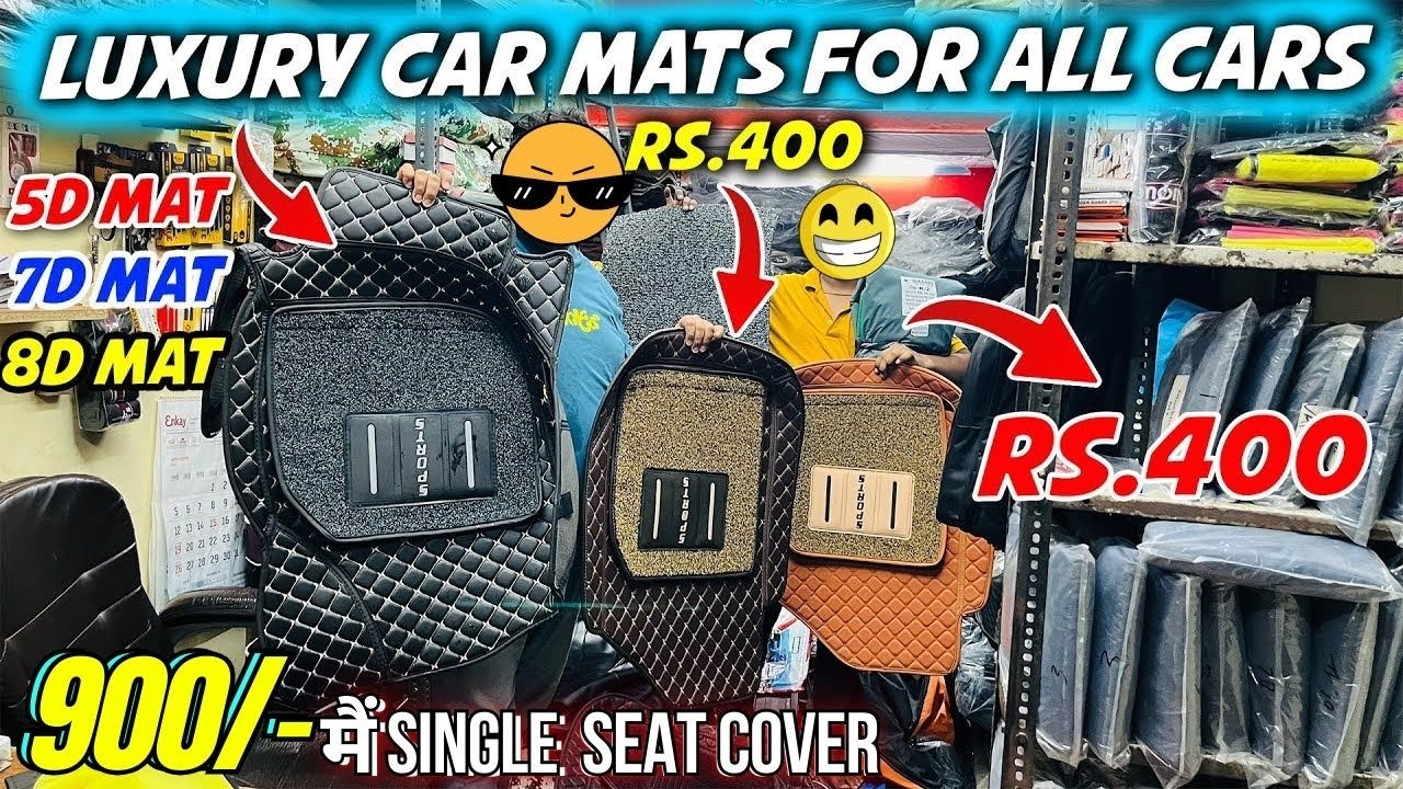 😱Cheapest Car Mats For All Cars 4d, 5d, 8d Mats Rs.400 Car Body Covers ...