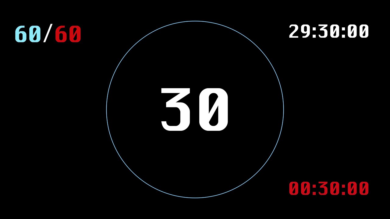 Interval Timer 30 Seconds - YouTube