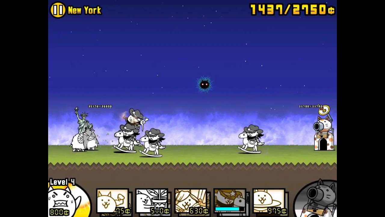 [The Battle Cats] Upgraded Cat Gunslinger - YouTube