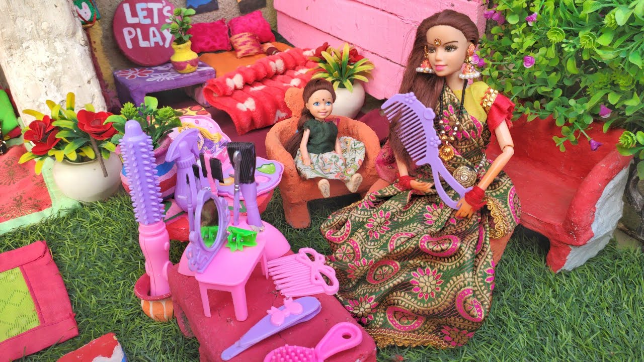 Barbie Indian Village Routine/Pinky Ki Kahani Part -133/Barbie Ki Hindi ...
