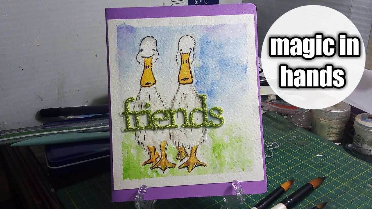 how to make friendship card by magic in hands.... - YouTube