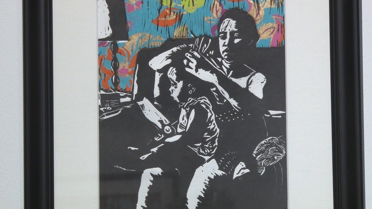 HCC Beat - Esther Delaquis Baidoo Art Exhibit - YouTube