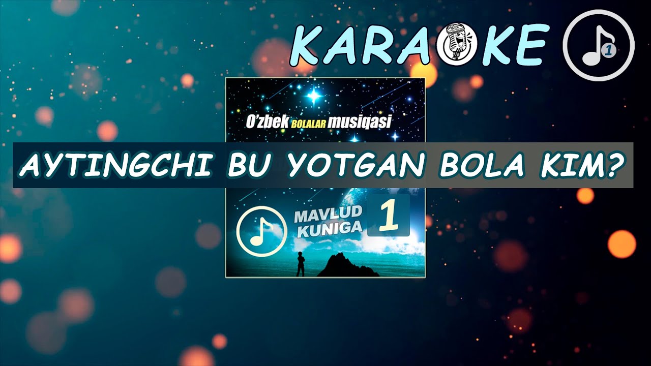 Quvonch, quvonch Iso tug'ildi (O'zbekcha karaoke). Bolalar uchun ...