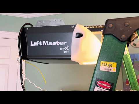 LiftMaster 8165W on the Rail - YouTube