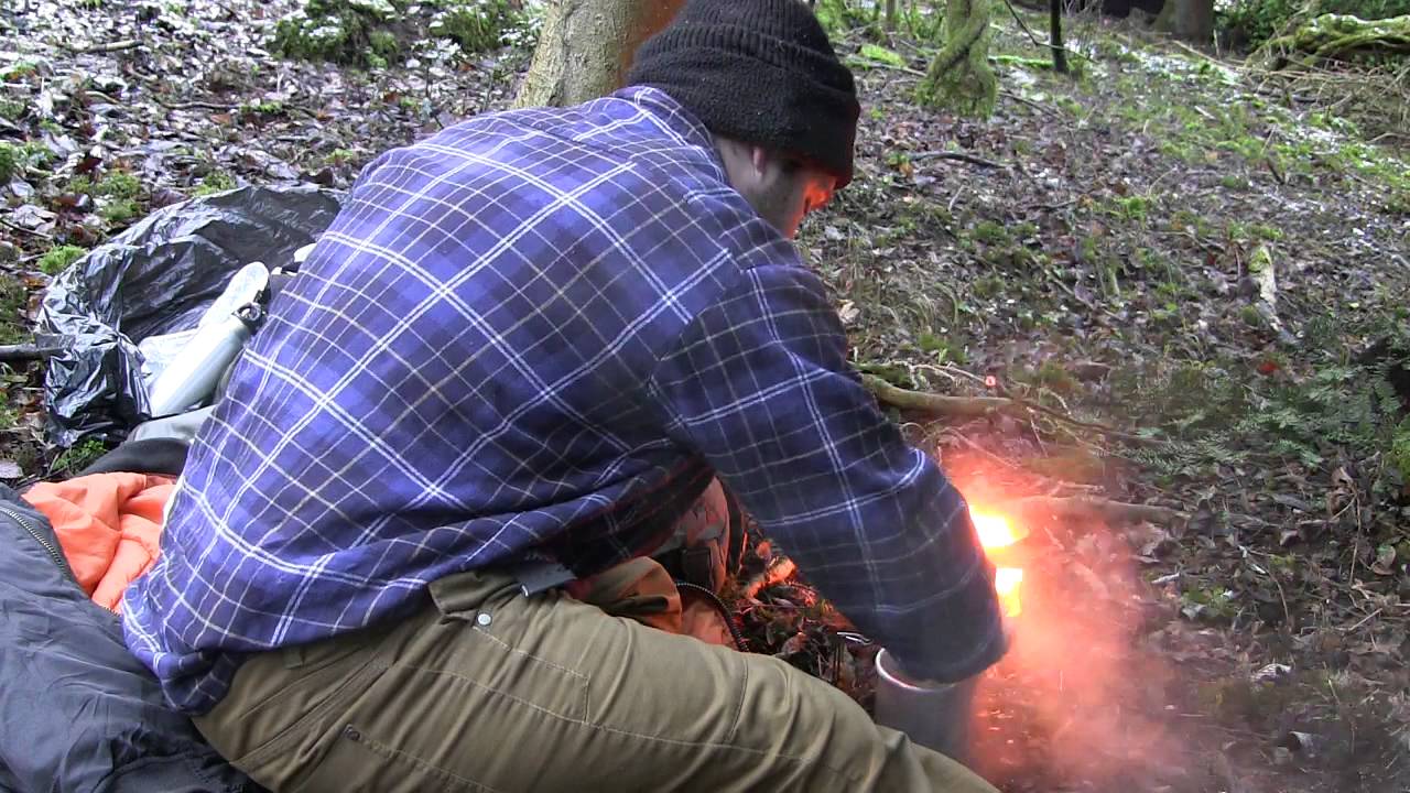 Bushcraft Cooking: Brewing coffee with homemade stove part 2 - YouTube