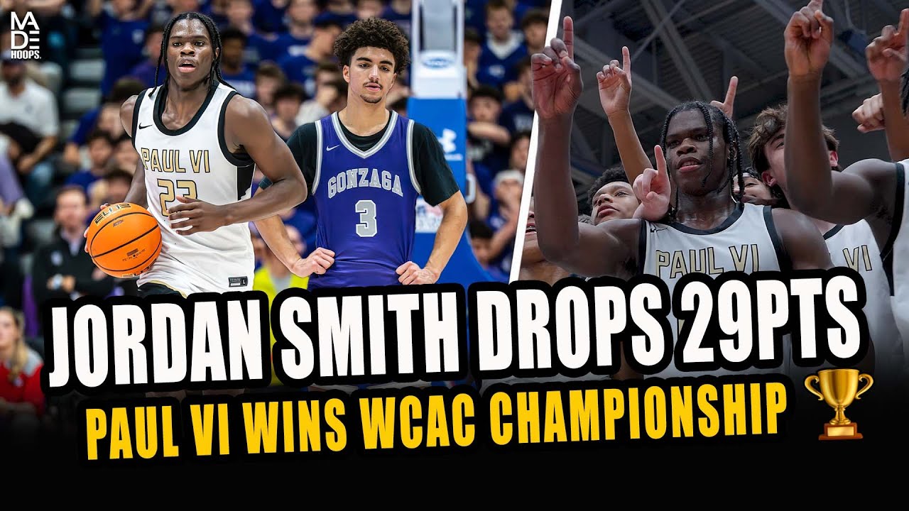 Jordan Smith drops 29pts in Paul VI's BACK TO BACK WCAC Championship ...