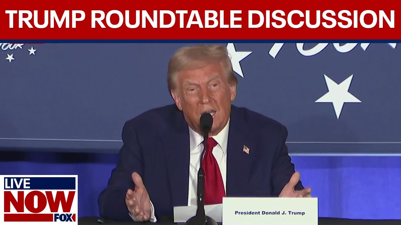 WATCH: Trump attends roundtable in Drexel Hill, PA | LiveNOW from FOX ...