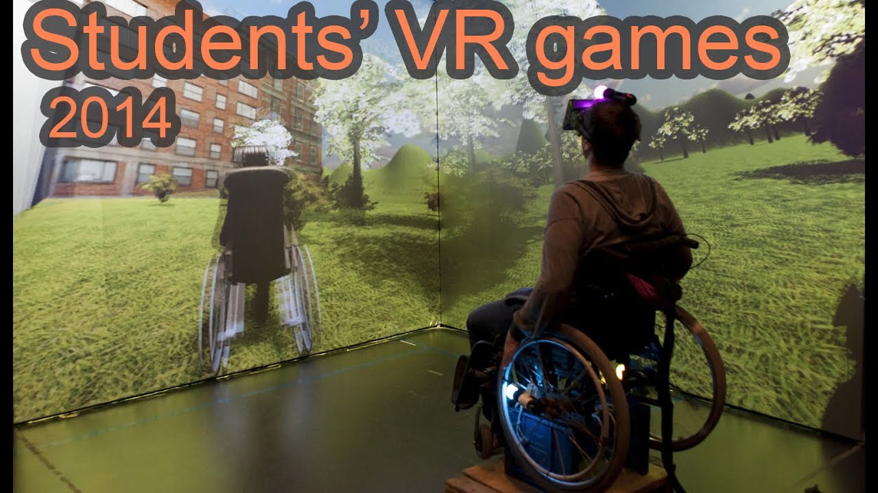 Virtual reality games by students (2014) - YouTube