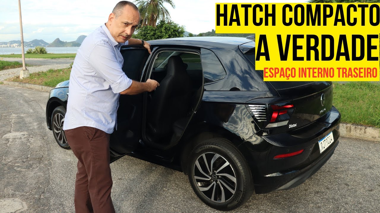 Hatch Compacto 2023 e seu espaço interno traseiro. A verdade! Você ...