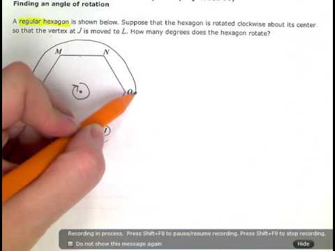 Finding an angle of rotation (KC) - YouTube