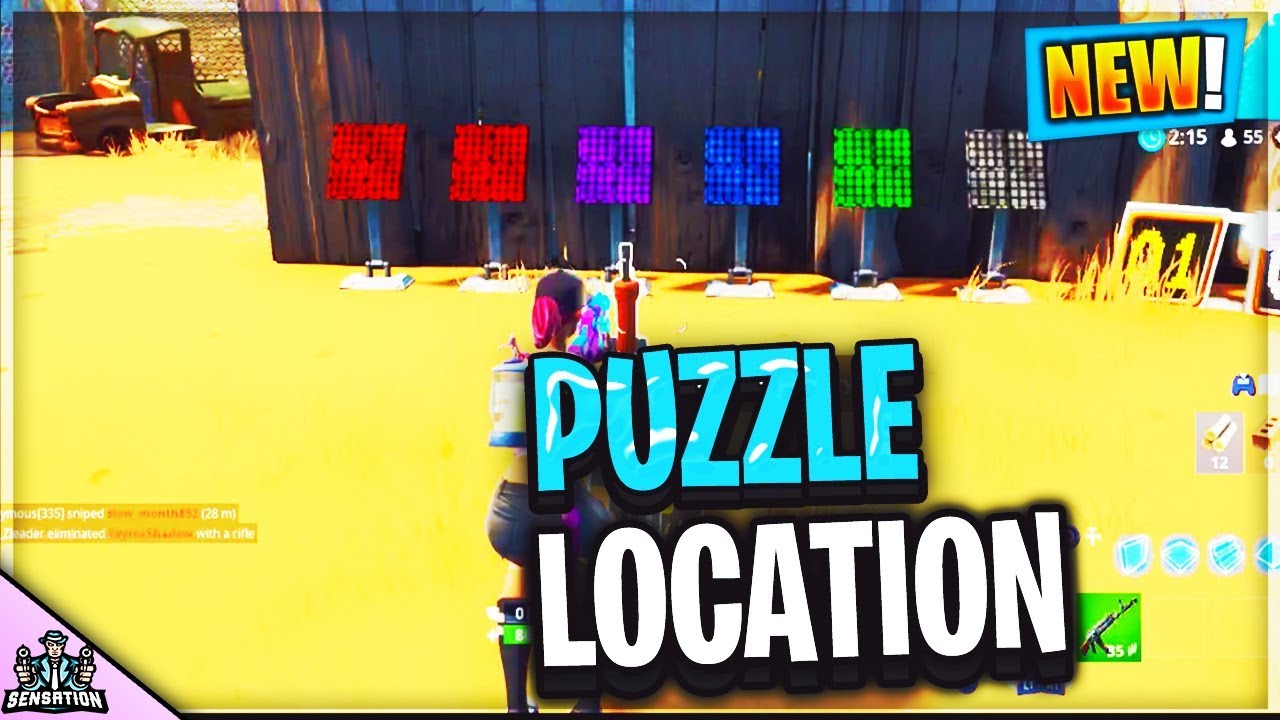 Fortnite Fortbyte #28 Location Accessible by solving Pattern Match ...