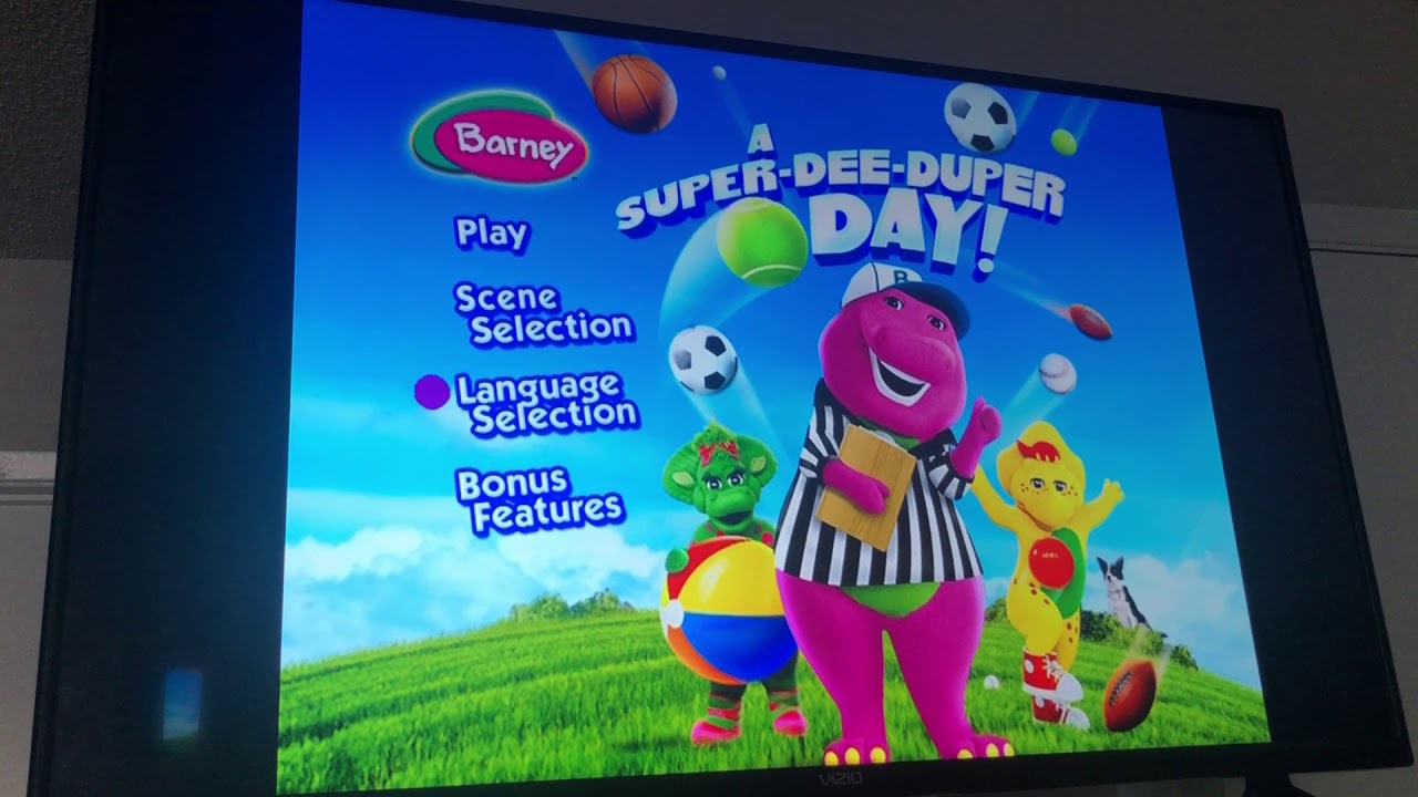 Barney A Super Dee Duper Day Title Screen Again - YouTube