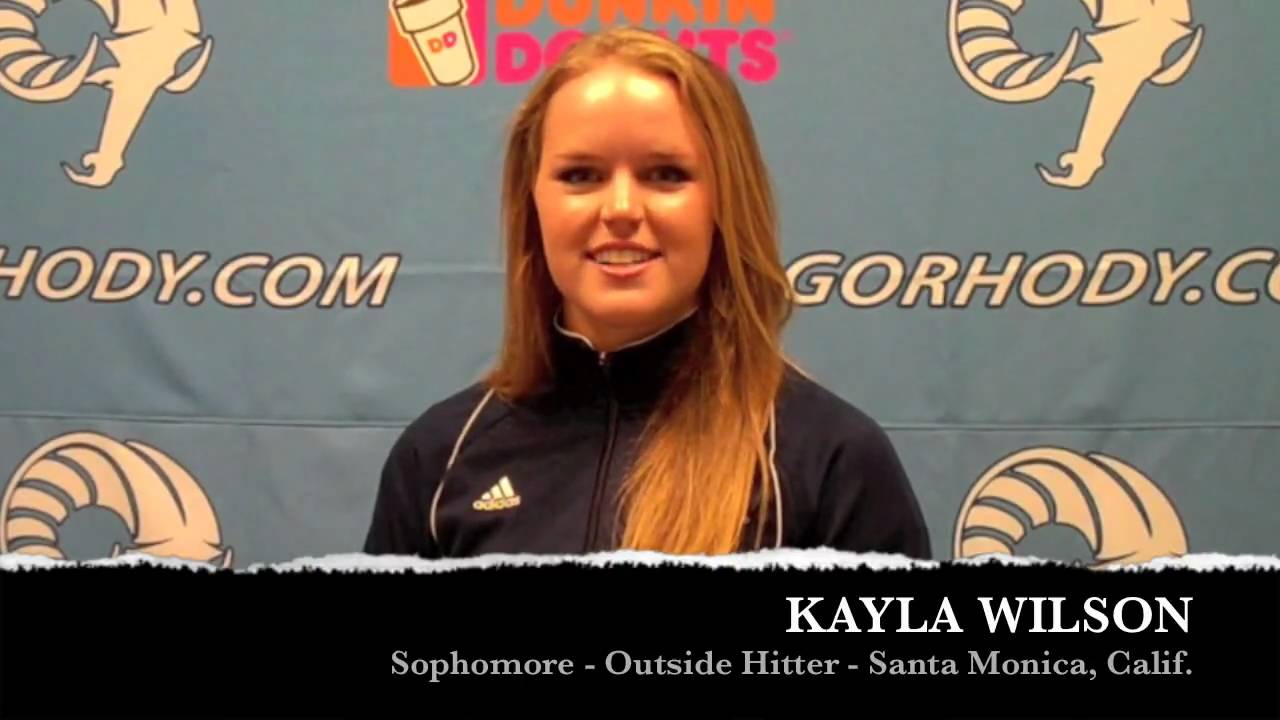 URI Women's Volleyball - Kayla Wilson - YouTube