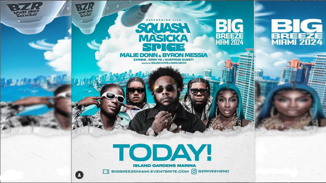 SQUASH RETURNS ON STAGE AT 'BIG BREEZE' MIAMI - YouTube