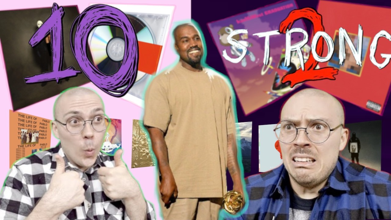 ALL FANTANO RATINGS on KANYE WEST ALBUMs 2004-2024 - YouTube