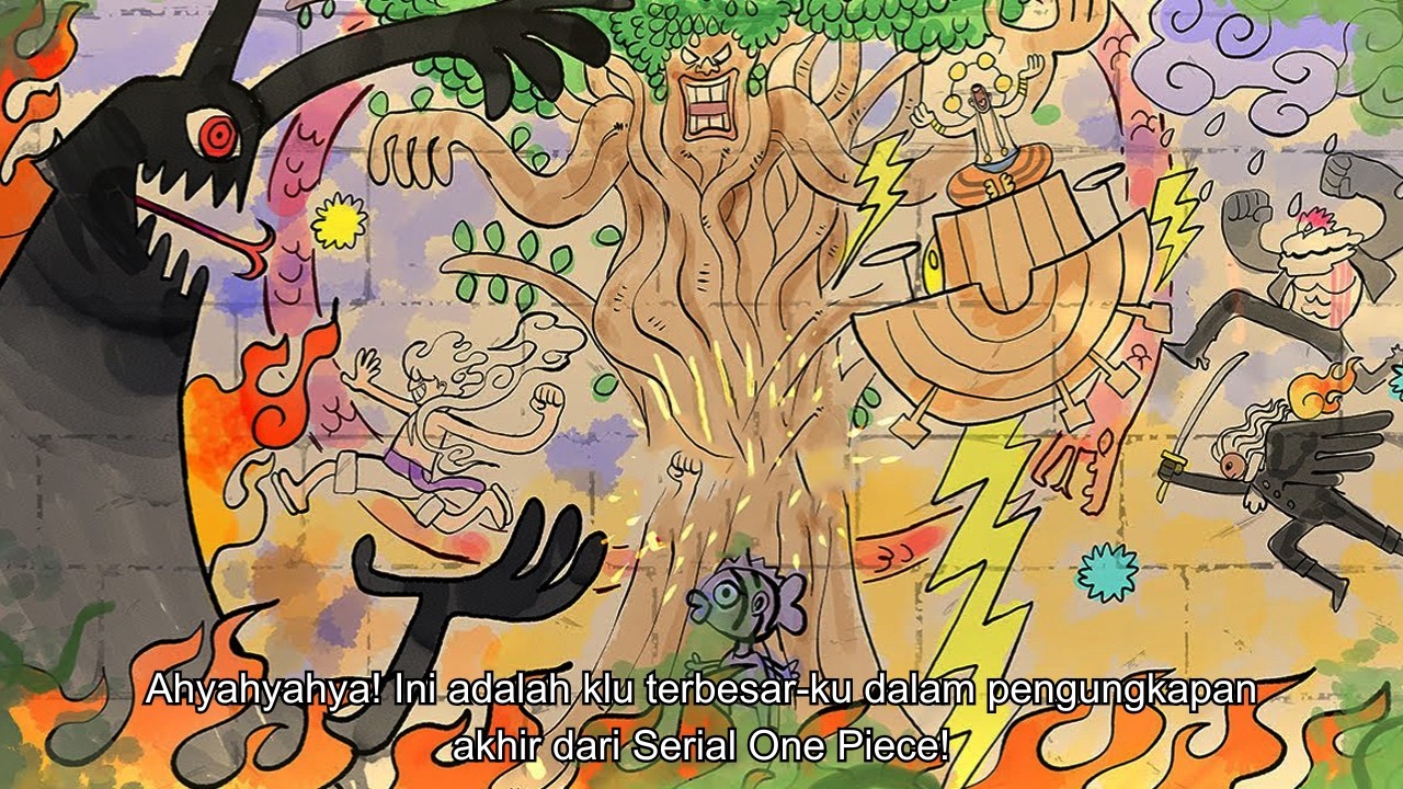 KEJENIUSAN ODA! PENJELASAN LENGKAP TIGA DUNIA & MURAL PIECE! - One ...