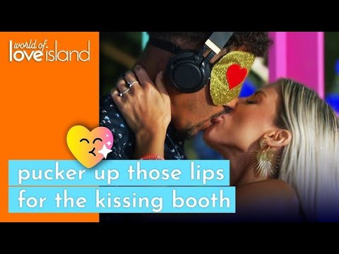 KISSING Booth Challenge 💋 gets the Islanders EXCITED World of Love ...