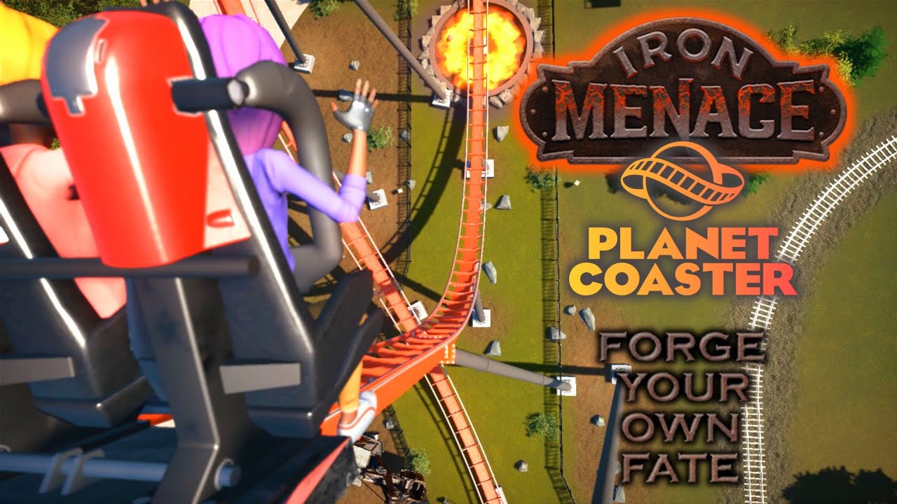 Iron Menace | Side POV's - Dorney Park (Planet Coaster) - YouTube