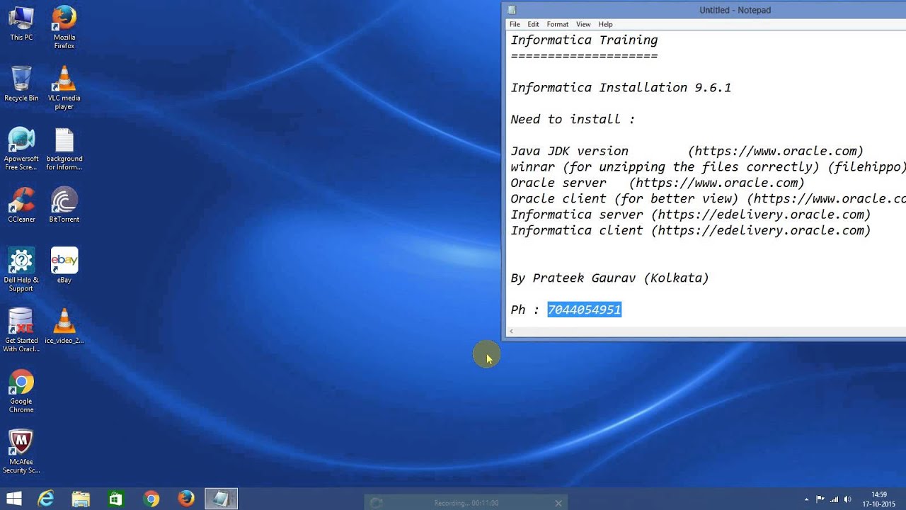 Powercenter Informatica 9.6.1 Server Client installation on Windows ...