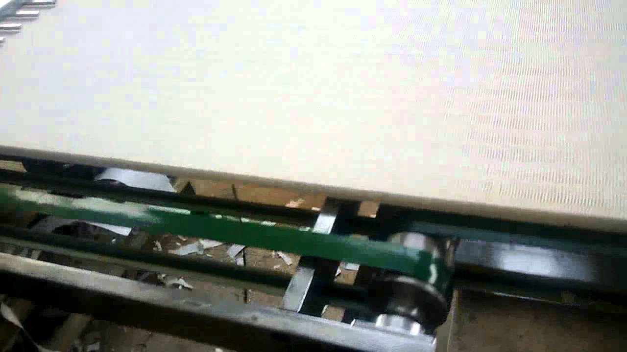 rotary mini pleating machine - YouTube