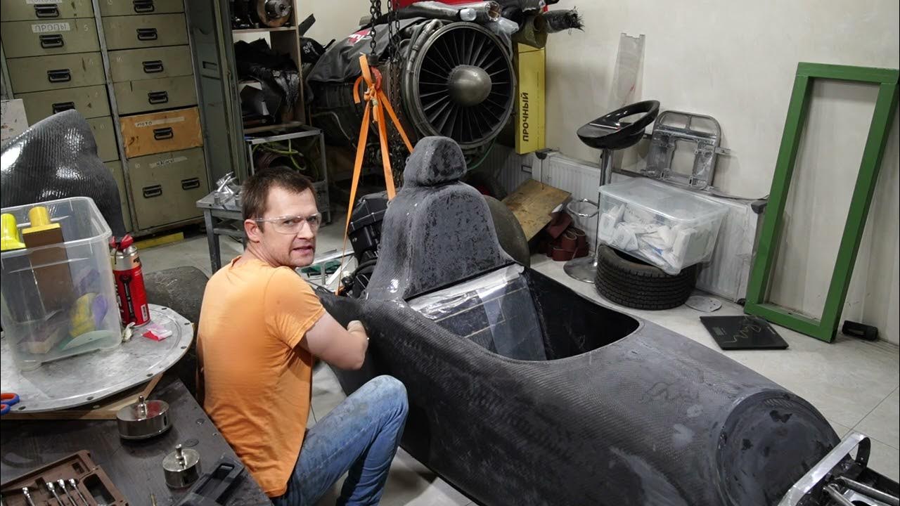 Строю гоночный болид - решил дерзнуть и вклеить двигатель !!! - YouTube